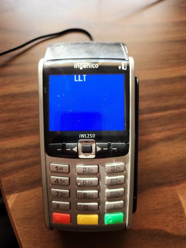 Ingenico iWL250 LCD Display Wireless Credit Card Reader/Terminal - Was ...