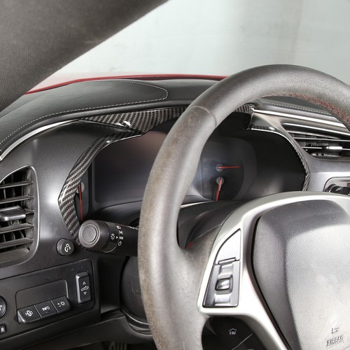 Carbon Fiber Dashboard Instrument Panel Trim For Corvette C7 ZR1 Z06 ...