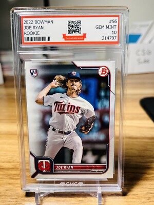 2022 Bowman Joe Ryan Rookie #44 GMG Graded 10 Gem Mint 💎 RC | eBay