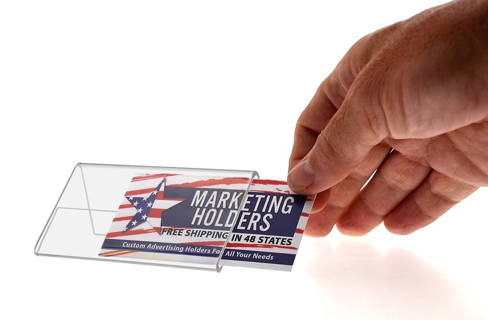 Name Price Frame Display Stand Table or Counter Slant Back Side Load ...