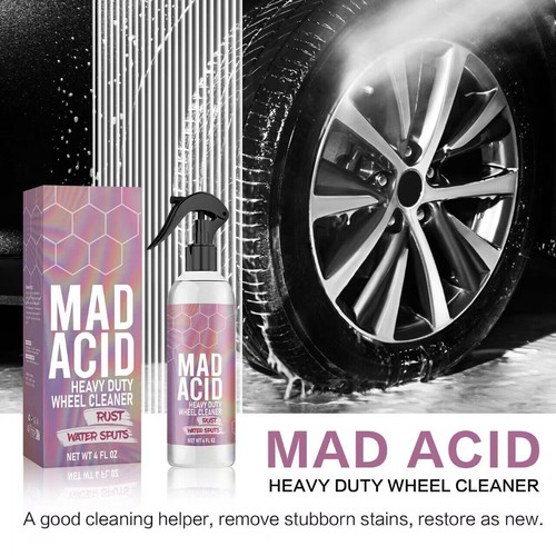 Mad Acid- Glass Cleaner, Heavy-Duty Wheel Cleaner, Water Spot Remover ...