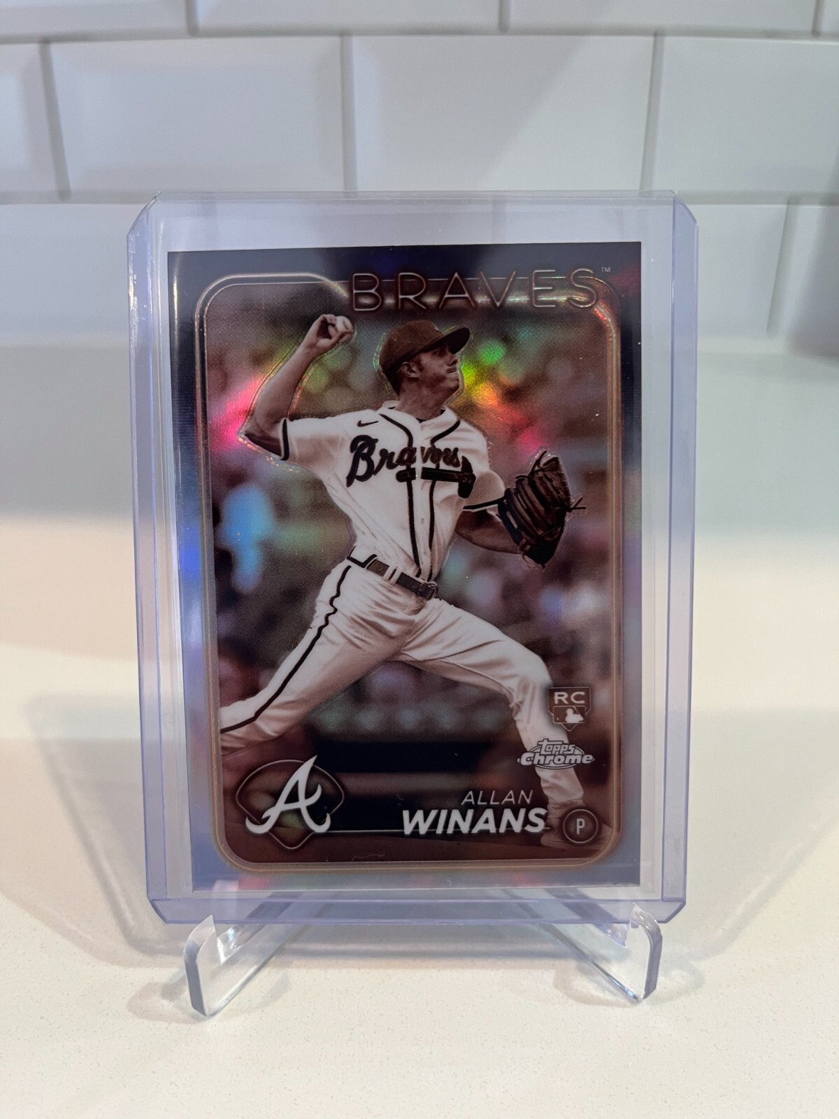 2024 Topps Chrome Baseball Allan Winans Sepia Refractor Rookie #249 RC ...