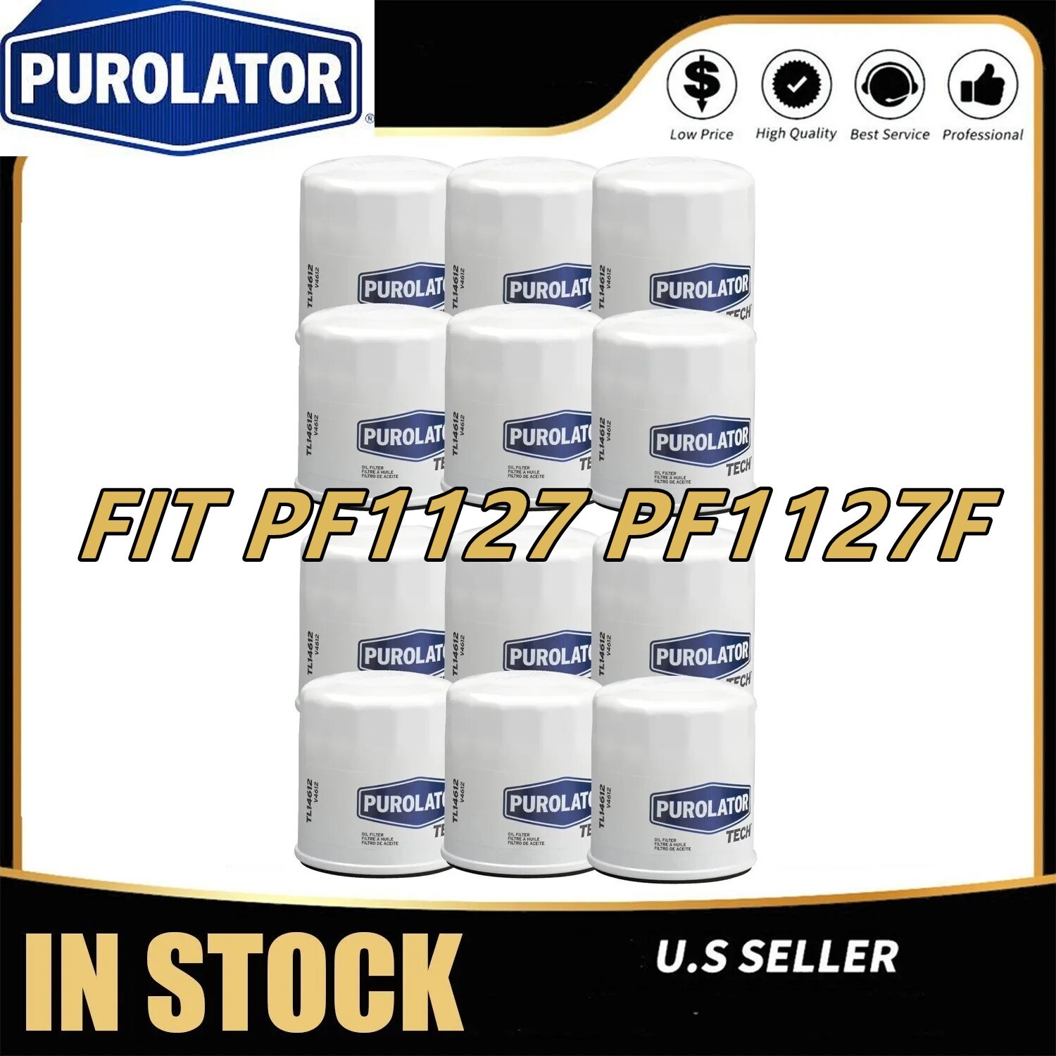 Purolator FOR GM Engine Oil Filter PF1127 PF1127F Case Of 12 | eBay