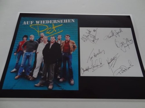 AUF WIEDERSEHEN PET JIMMY NAIL PAT ROACH GARY HOLTON TIM HEALY SIGNED ...