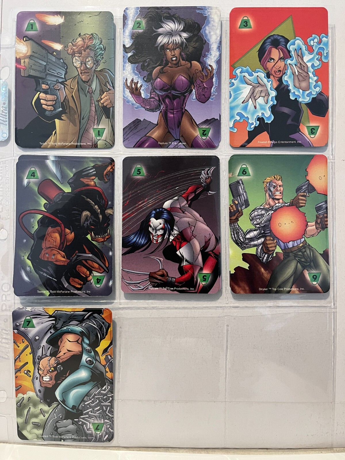 Overpower Image Card Game - 31 Power Card Set - Power 1-7 and 1-3 Multi ...