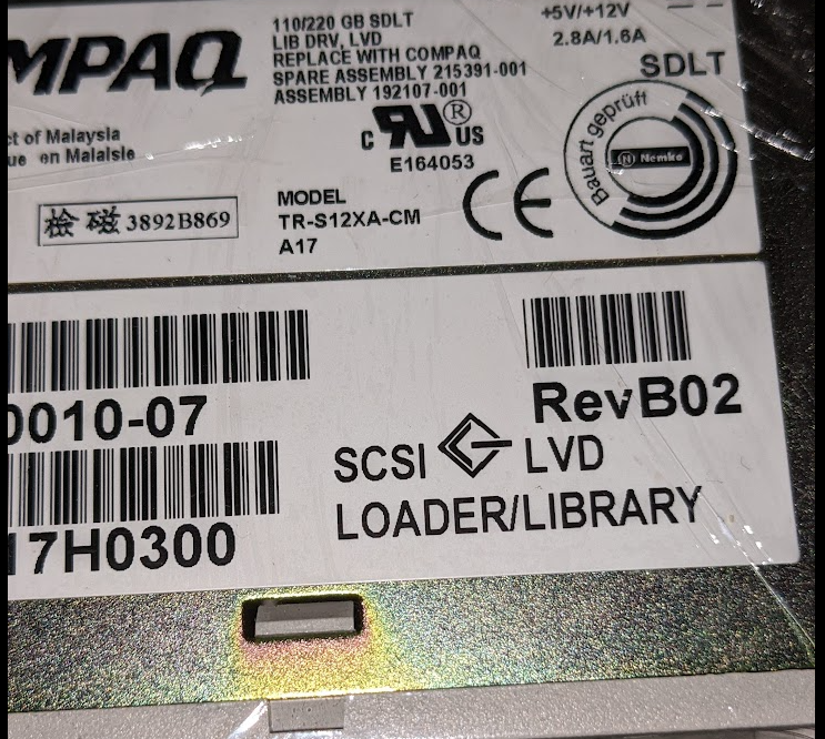 DLT Tape Drive Quantum SDLT Series SCSI | eBay