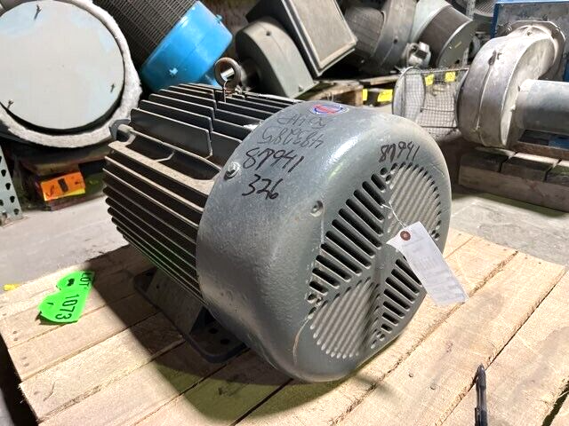 50 HP US Electric AC Electric Motor 3600 RPM Fr 326TS TEFCBB 460 V New ...