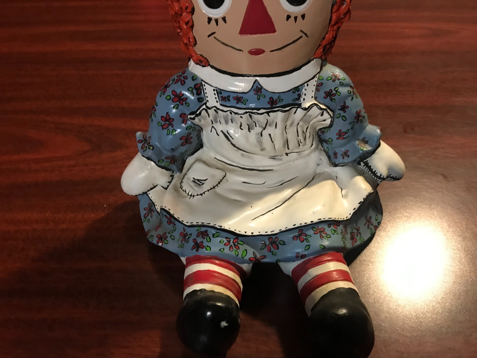 Raggedy Ann Figure From 1974 Vintage Bobbs Merrill Company 7.5" Ceramic ...