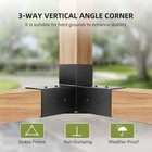 Pergola Kit Brackets 3-Way Right Angle Corner Bracket Wood Works DIY ...