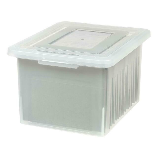 IRIS File Storage Box - Clear for sale online | eBay