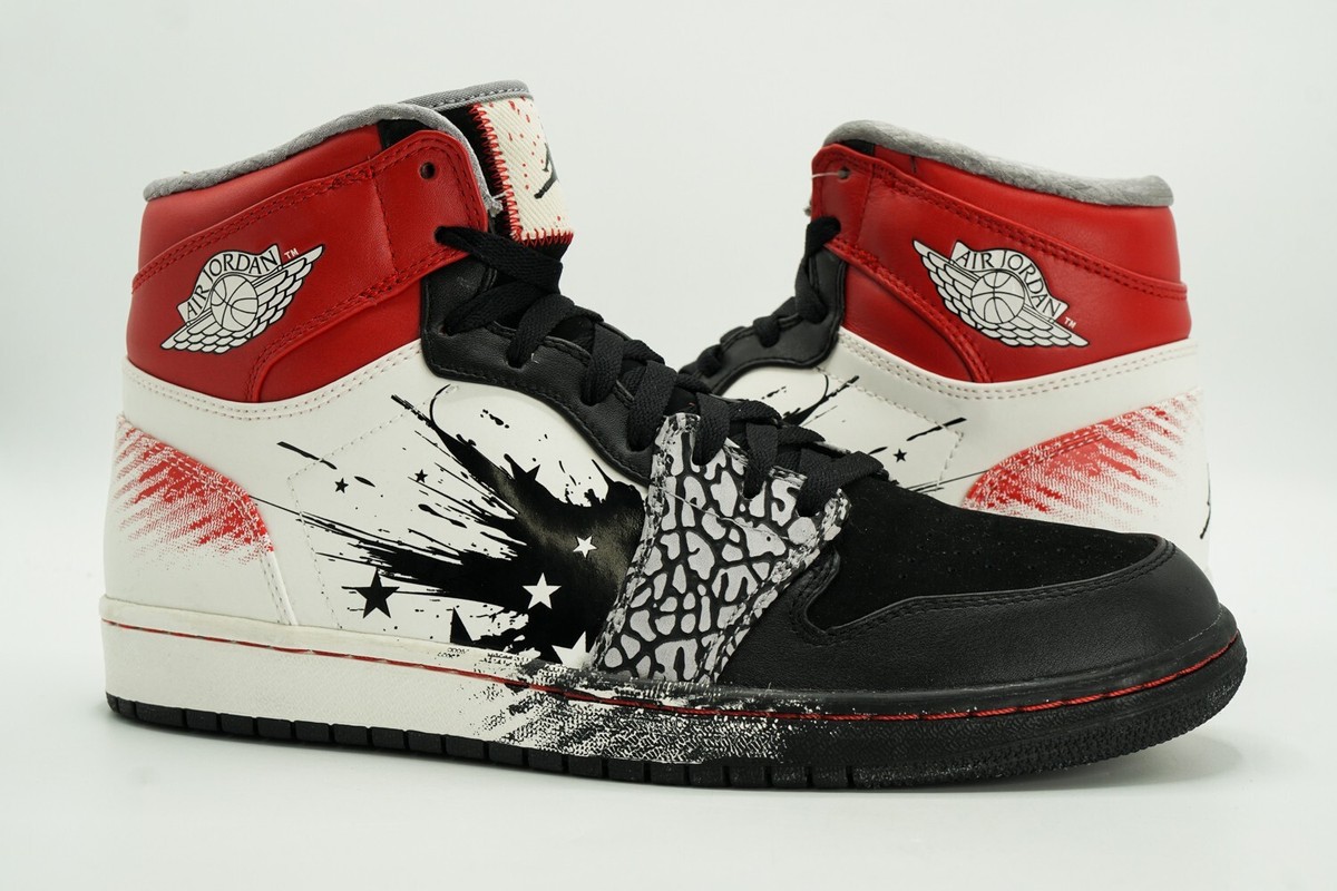 AIR JORDAN I 1 RETRO HIGH DW NEW SIZE 9.5 DAVE WHITE BLACK AIR JORDAN I 1 RETRO HIGH DW NEW SIZE 9.5 DAVE WHITE BLACK