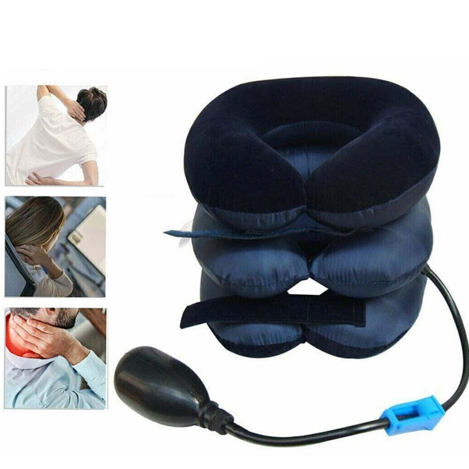 Cervical Neck Traction Device Collar Brace Support Pain Relief ...