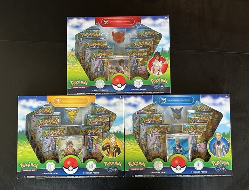 Pokemon Go Special Team Collection Boxes Sealed Complete Set of 3 ...