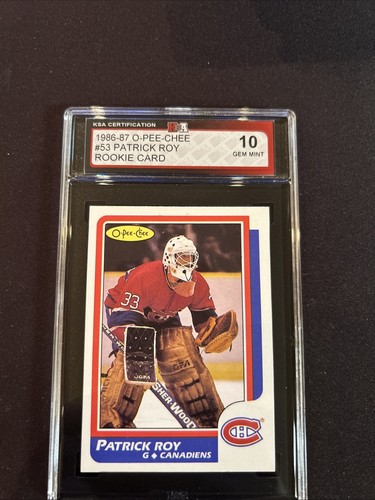 1986-87 O-pee-chee Patrick Roy Rookie Card #53 | eBay