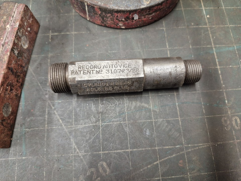 Record Auto Vice 74 swivel , soft jaws ,cylinder head plug | eBay UK