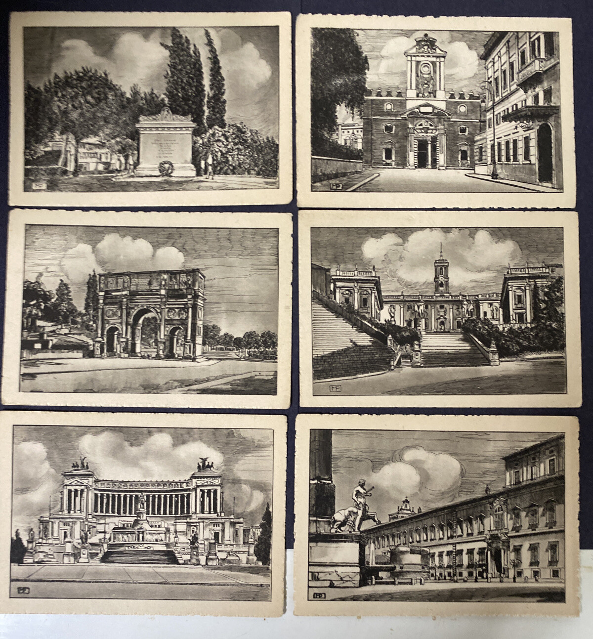 Vintage Rome Postcards - Lot of 8 Old Rome Italy Postcards - Never Used ...