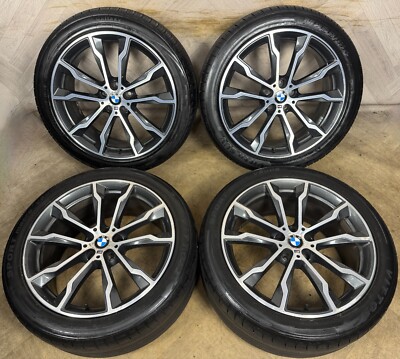 20'' GENUINE BMW X3 X4 G01 G02 699 M SPORT ALLOY WHEELS TYRES ALLOYS ...