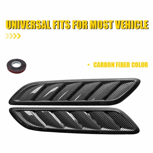 Sport Front Hood Air Vent Scoop Flow Intake Decor Cover Trim Car ...