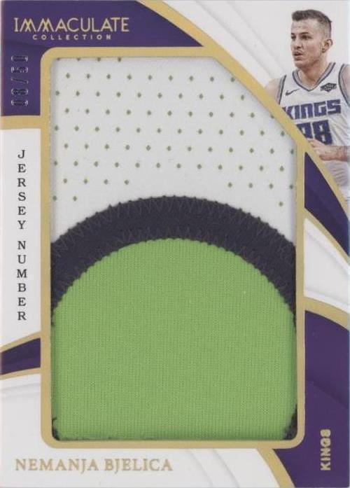 2018-19 Panini Immaculate Collection - Jumbo Patches Nemanja Bjelica #JP-NBJ Jersey Number /50 ...