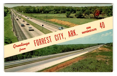 Postcard - Greetings From Forrest City, Arkansas - Unposted | eBay