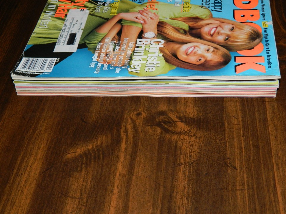 Lot of 5 REDBOOK Magazines CELEBRITY FRONT COVERS Kelly Preston Oprah ...
