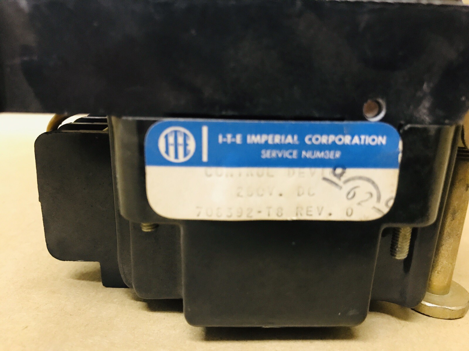 ITE Control Device 250VDC 708392-T8 | eBay