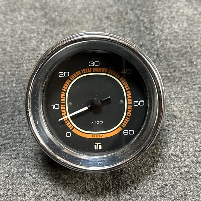 NOS OEM Teleflex RPM Tachometer Gauge Vintage 7514070 Marine Boat | eBay
