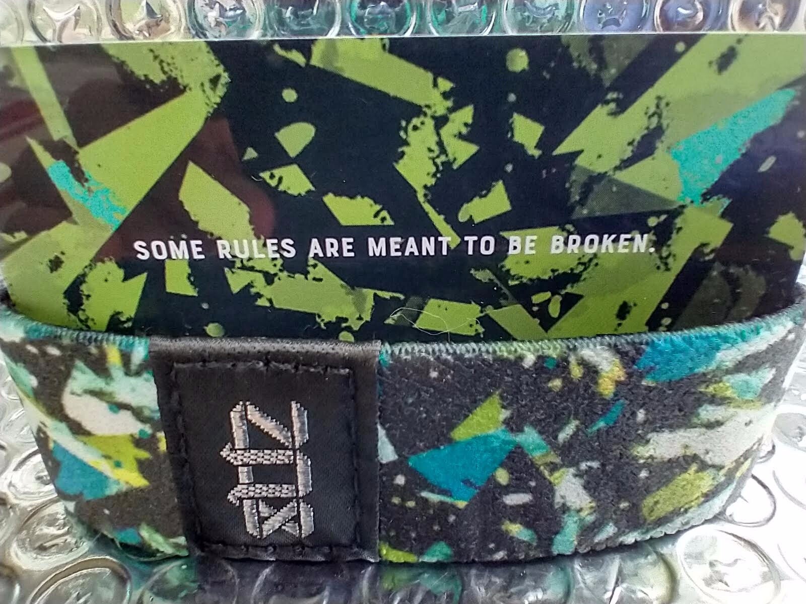 ZOX Strap "Shatter The Standards" W/ -Silver.(SZ Medium) *Secret Stash ...