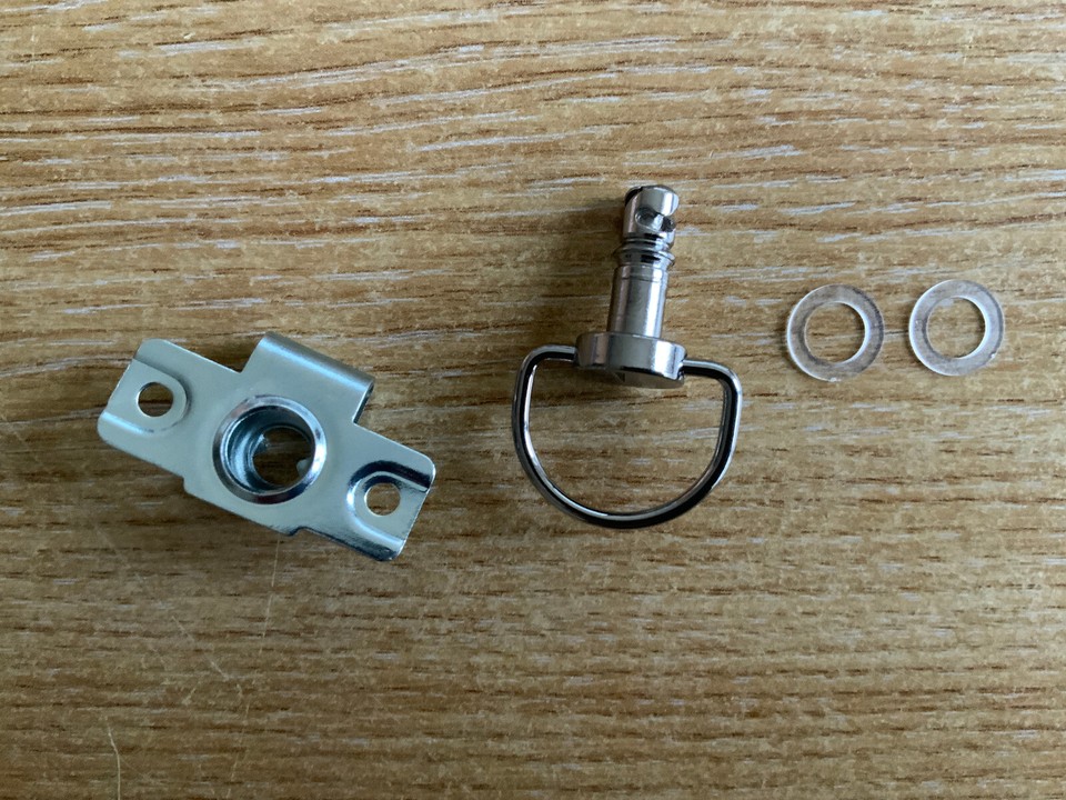 ZEUS DZUS TYPE FASTENERS D-RING QUICK RELEASE RIVET SILVER CHROME 17mm ...