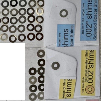 1000 pc. (200 pc.) .002" armature and (800 pc.) .002" solenoid 7.3 ...