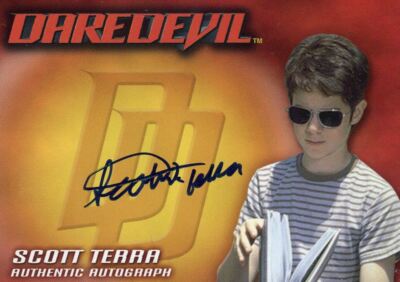 Daredevil Movie Scott Terra as Young Matt Murdock Autograph Card Topps ...
