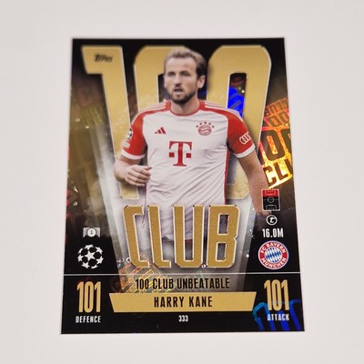 MATCH ATTAX EXTRA 2023/24 HARRY KANE (BAYERN) HUNDRED 100 CLUB 101 ...