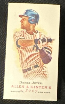 2007 Topps Allen & Ginter Mini Derek Jeter #150 Yankees | eBay