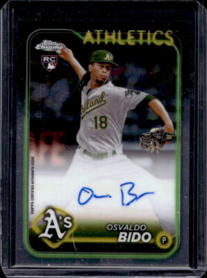 2024 Topps Chrome Osvaldo Bido Rookie Autographs RC Auto #RA-OBI ...