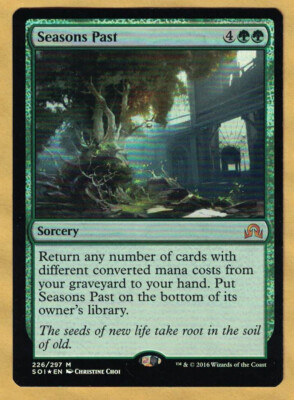 Foil - Seasons Past (Shadows Over Innistrad, Mythic, English, 2016) NM ...