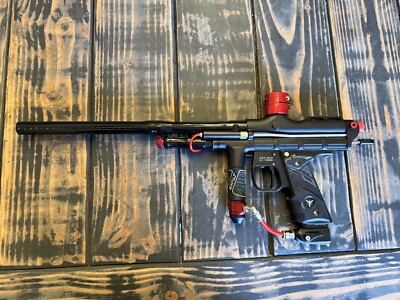 WGP Trilogy Tactical Autococker Paintball Marker Gun Black Red | eBay