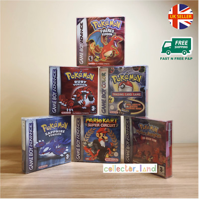 GBA GBC Gameboy Game Box Protector Colour Advance Original Nintendo ...