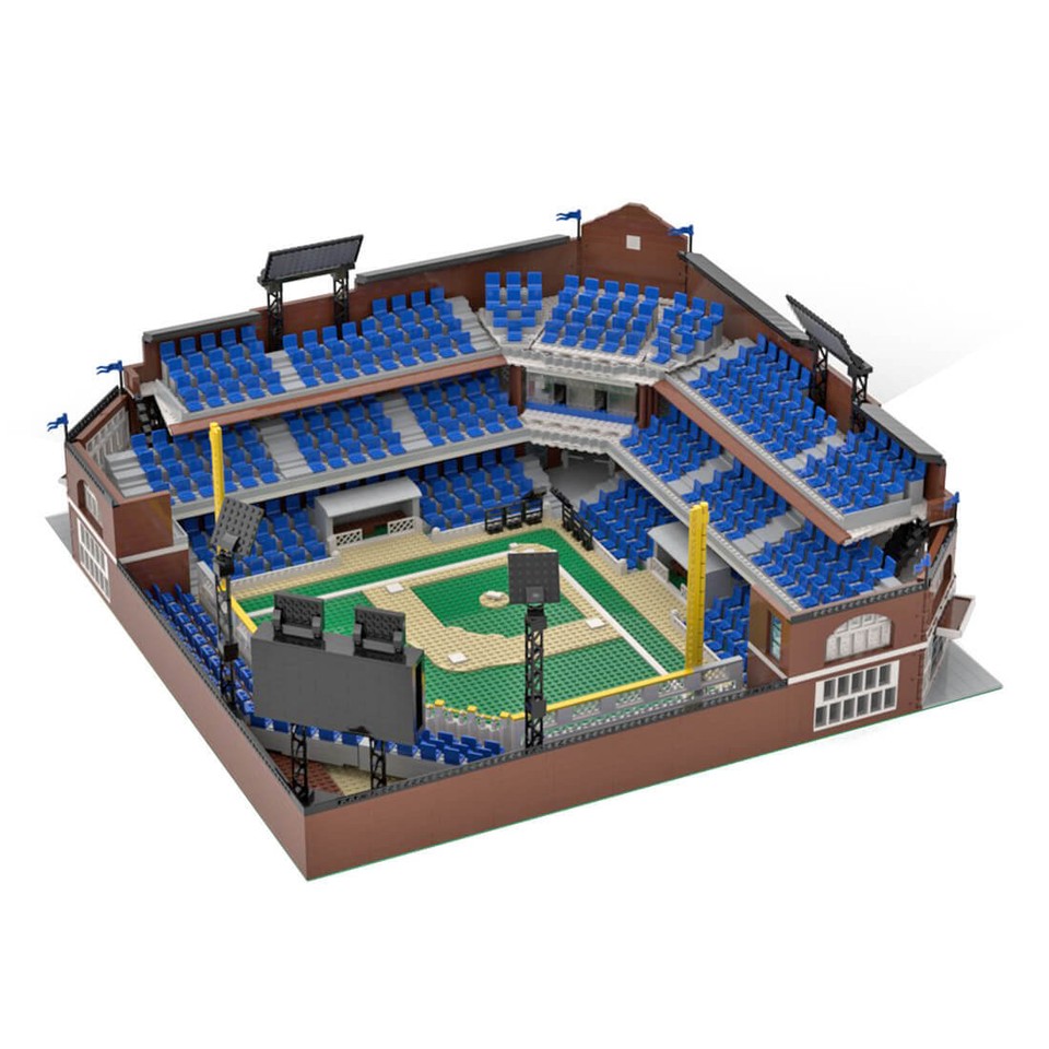 Modular Baseball Stadium 7313 Bricks MOC-76626 Building Blocks Toys Kit ...