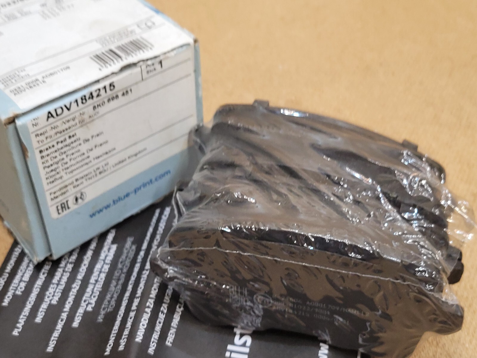 Blue Print ADV184215 Brake Pad Set for sale online | eBay