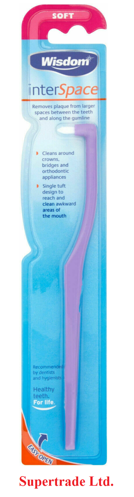 Wisdom Interspace Soft Interdental Toothbrush Tooth Brush - Purple ...
