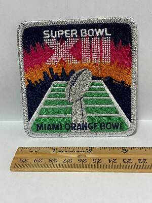 NFL Super Bowl Patch Collection - Super Bowl XIII - Steelers vs ...