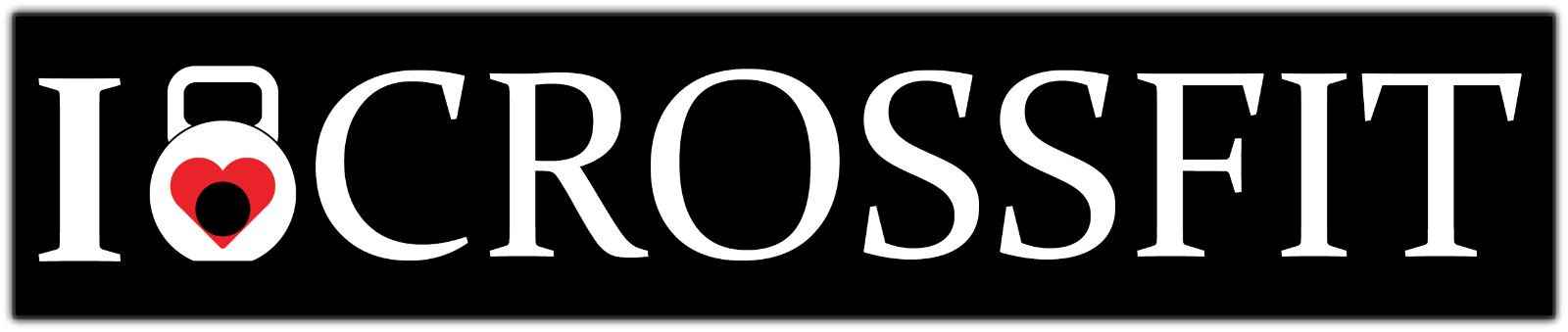 I Love Crossfit Gym Sport Diet Car Bumper Window Vinyl Sticker Decal 8 ...