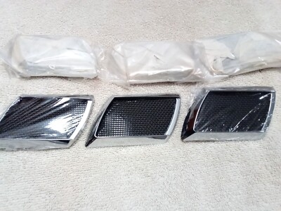 Chrome & Black Plastic Port Hole Bezel 6 Pc Universal Portholes, Both ...