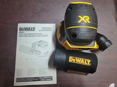 New DeWALT 20V Max XR Brushless 5" Random Orbital Sander Dust Bag ...