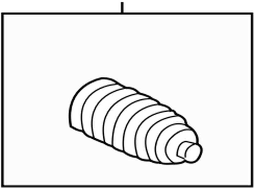 45535-49045 Toyota Boot, steering rack, no.1 4553549045, New Genuine ...