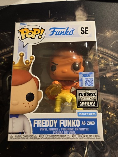 Funko Fundays 2025 Exclusive POP! SE Freddy Funko As Zuko LE 3500 Soft ...