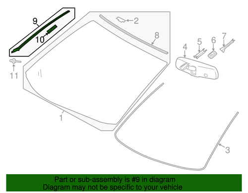 Genuine Toyota Side Molding 75504-0E010 | eBay