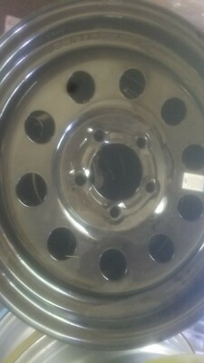 15x5 5x4.Black Mod Trailer Wheel / Rim 15 Inch /5 Lug RV LOW $ Spare | eBay