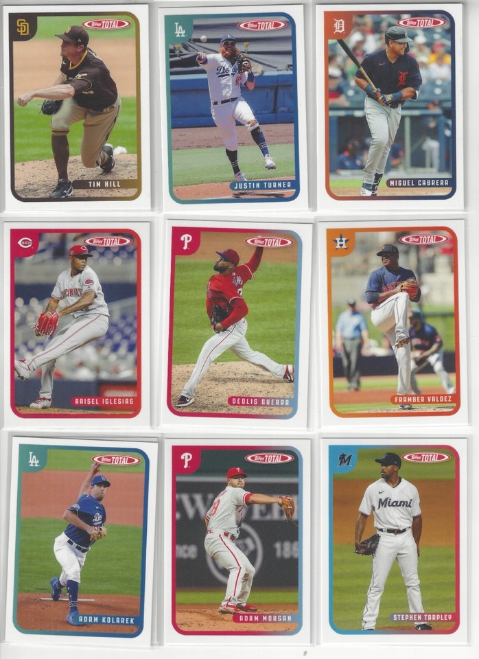 2020 Topps Total baseball pick your card wave 7 & 8 online exclusive | eBay