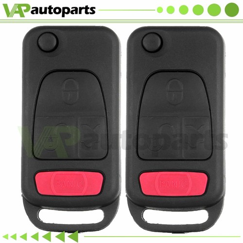 2 for 1998 1999 2001 2002 2003 Mercedes-Benz ML320 Remote Key Fob Shell ...